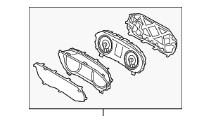 Hyundai - 94011-G9220 - Cluster Assembly - 2019-2023 Genesis G70 | OEM ...