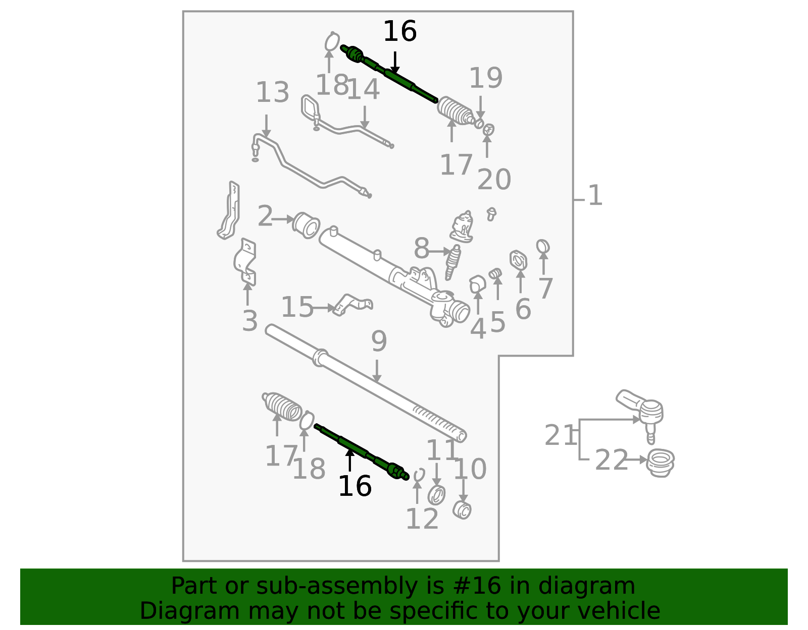 Inner Tie Rod 57724-2D000 | OEM Parts Online