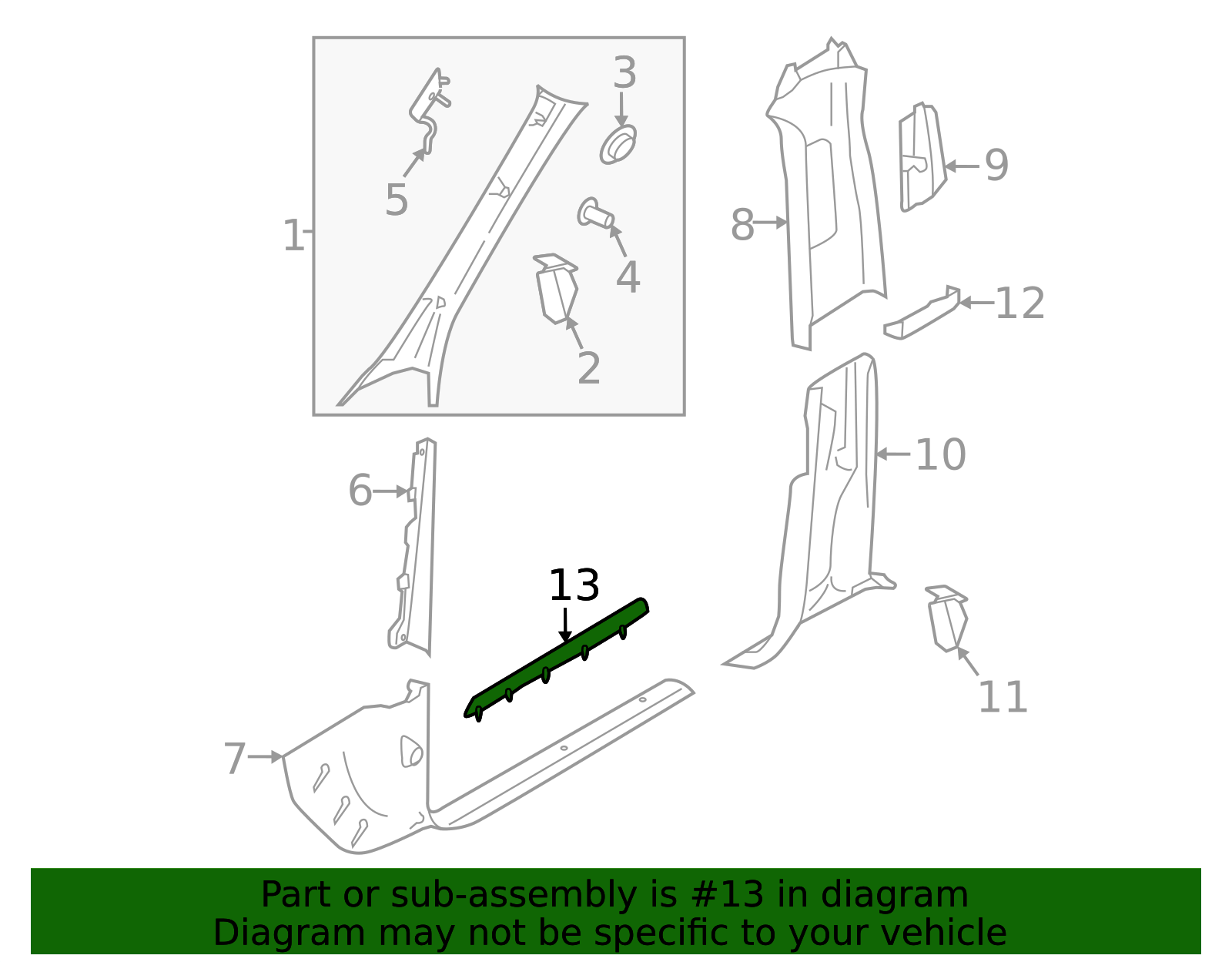Sill Plate 95B-853-467-AB | Parts