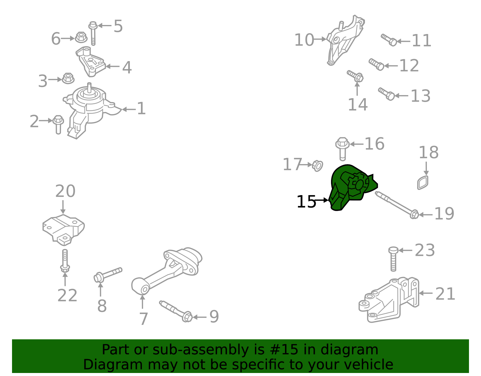 2019-2020 Hyundai Santa Fe Trans Mount 21830-S1000 | HyundaiParts.Online