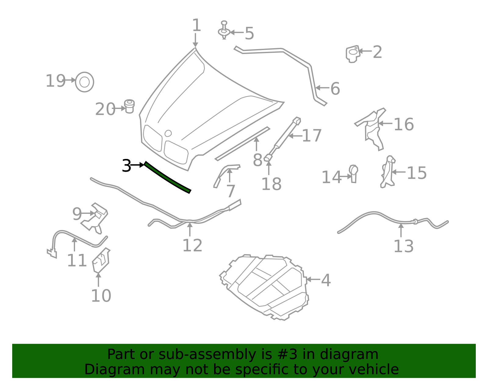 51767148342 - 2007-2014 BMW Front Seal (51-76-7-148-342) | BMW of South ...