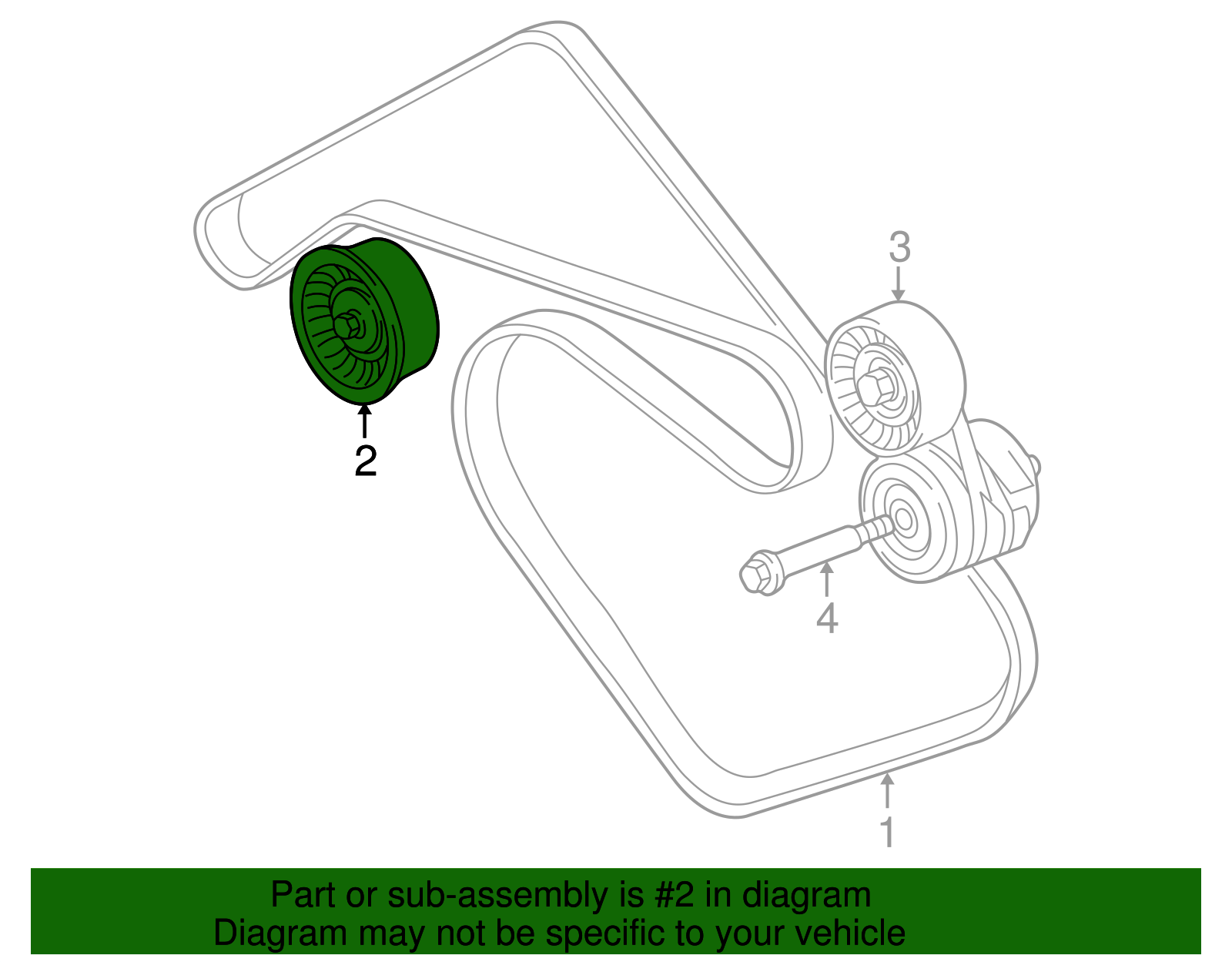 1997-2010 Jaguar Idler Pulley C2C37064 | OEM Parts Online