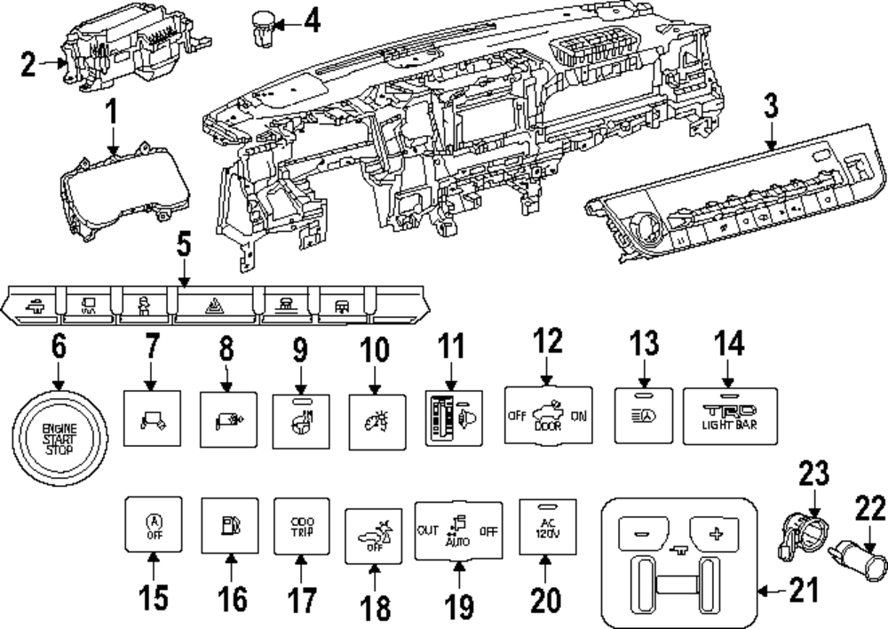 84491-AN010 - Switch 2025 Toyota Sequoia | Longo Toyota Parts