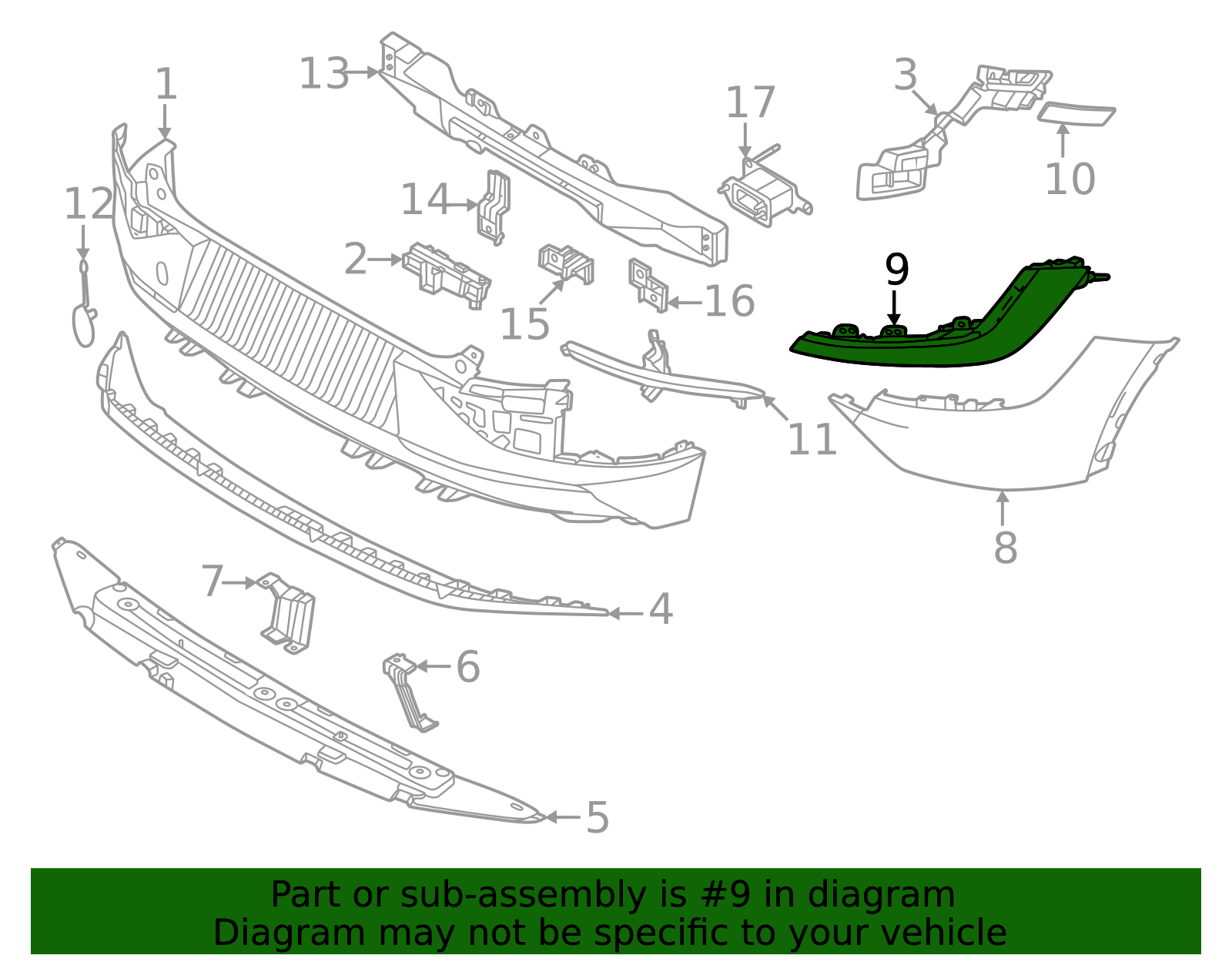 2022-2024 Kia EV6 Upper Molding 86691-CV100 | QuirkParts