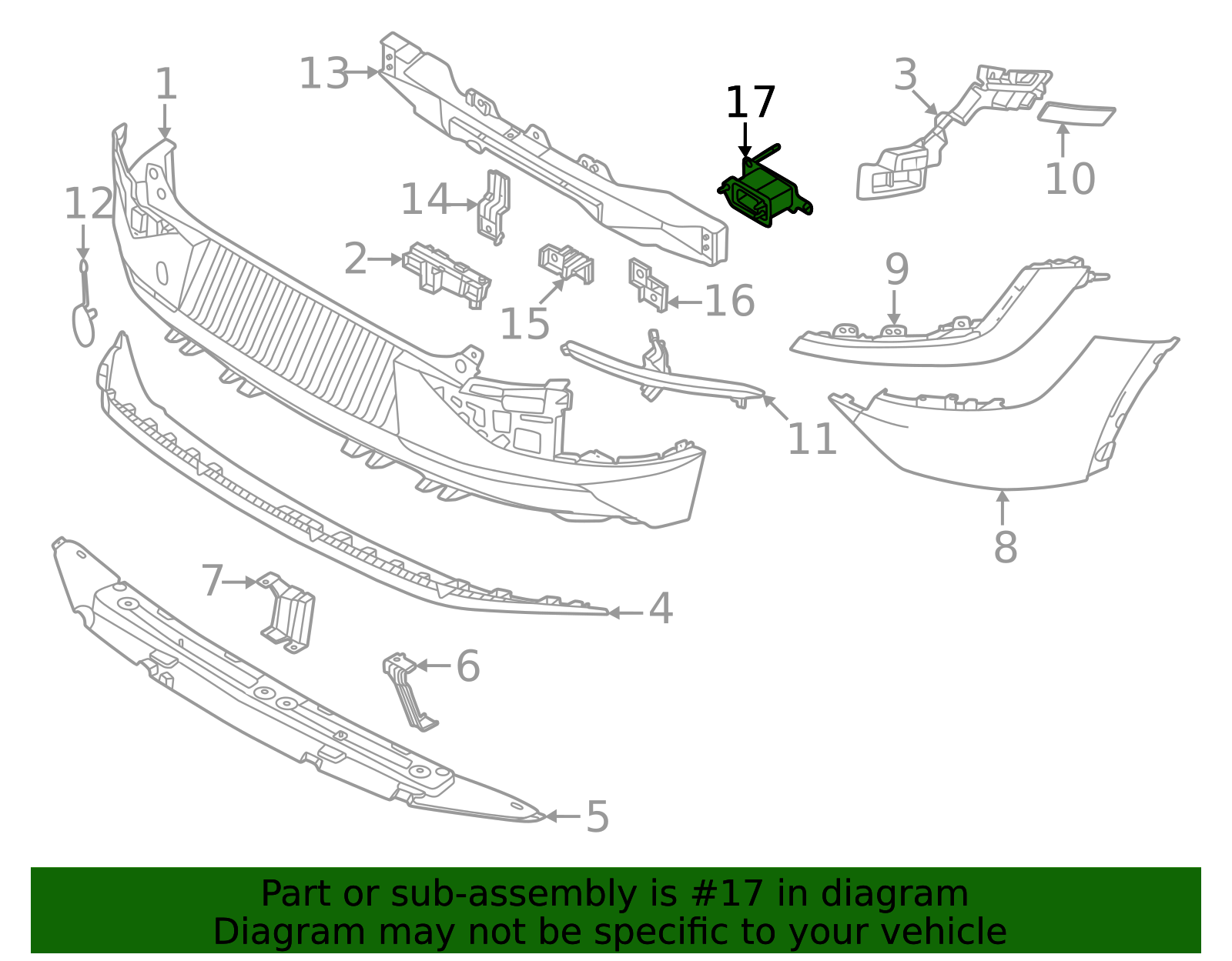 86641-CV100 - Stay Bracket 2022-2024 Kia EV6 | Kia.Parts Store