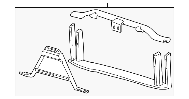 2010-2014 GM Radiator Support 20927279 | Capital Chevy Parts