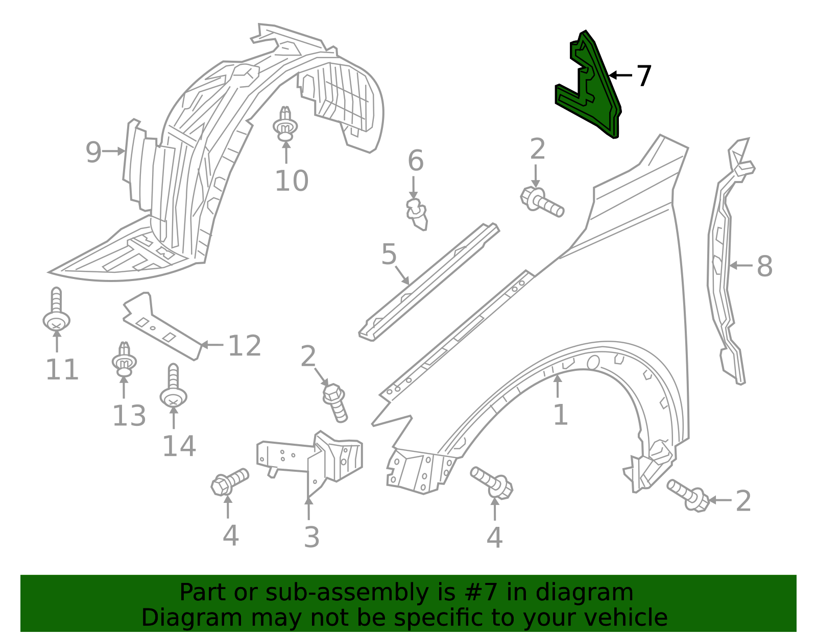 2016-2021 Mazda CX-3 Seal Plate D67N-56-J12 | RealMazdaParts.com