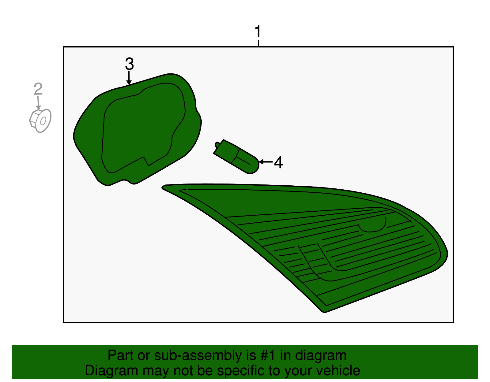 3C8-945-307-AA - Tail Lamp Assembly 2013-2017 Volkswagen CC | Wolfsburg ...