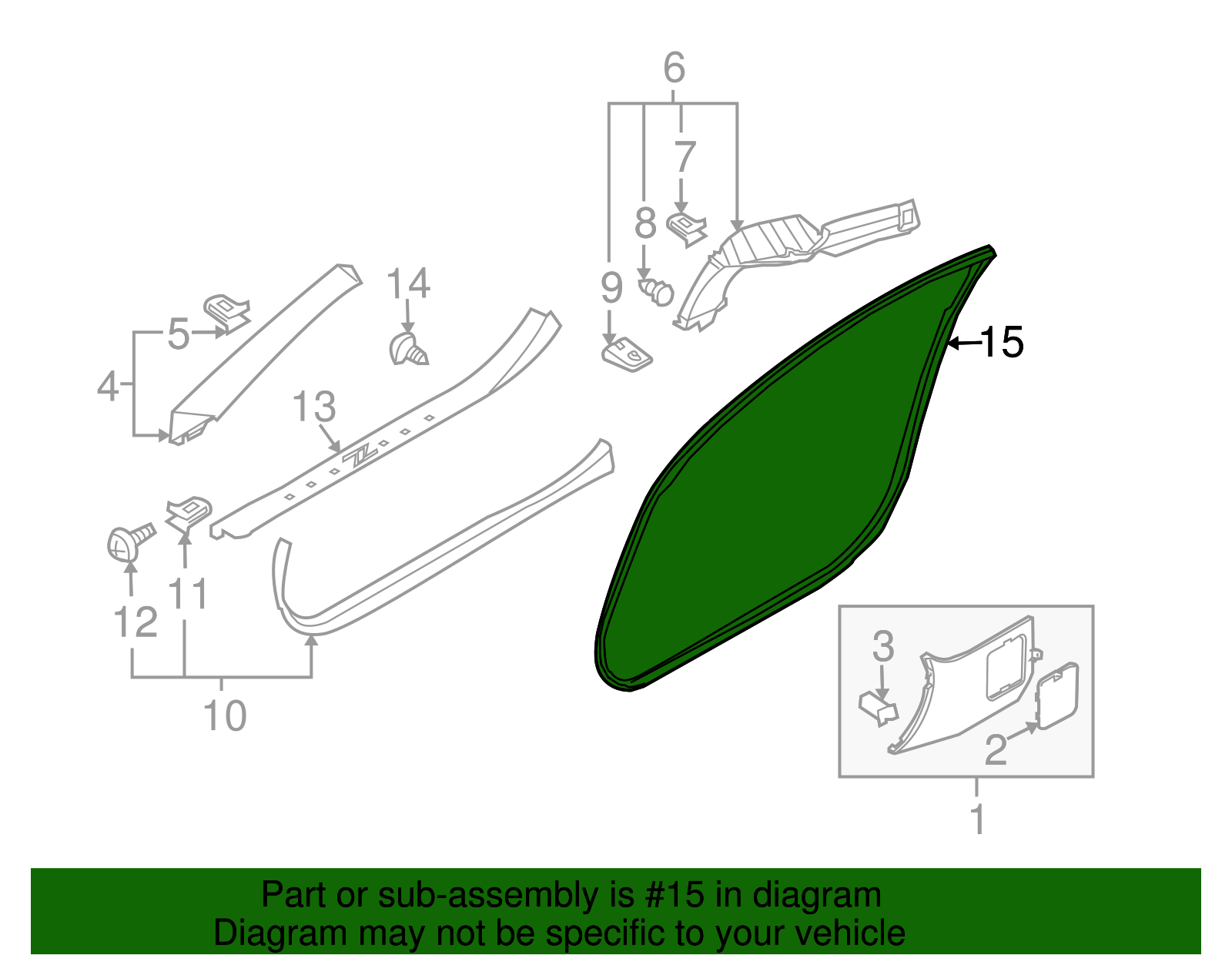 76921-CD000 - High-Quality Door Opening Trim for 2003-2008 Nissan 350Z ...