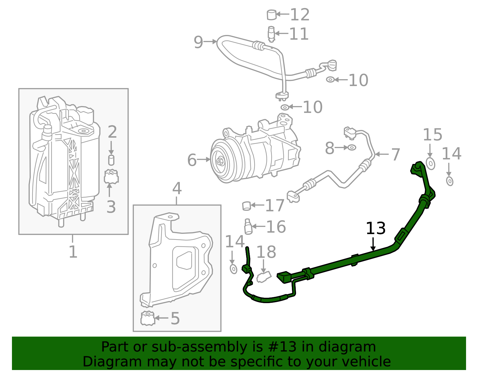 Genuine BMW 64-53-9-395-463 | Evaporator Tube | FREE Shipping on Most ...
