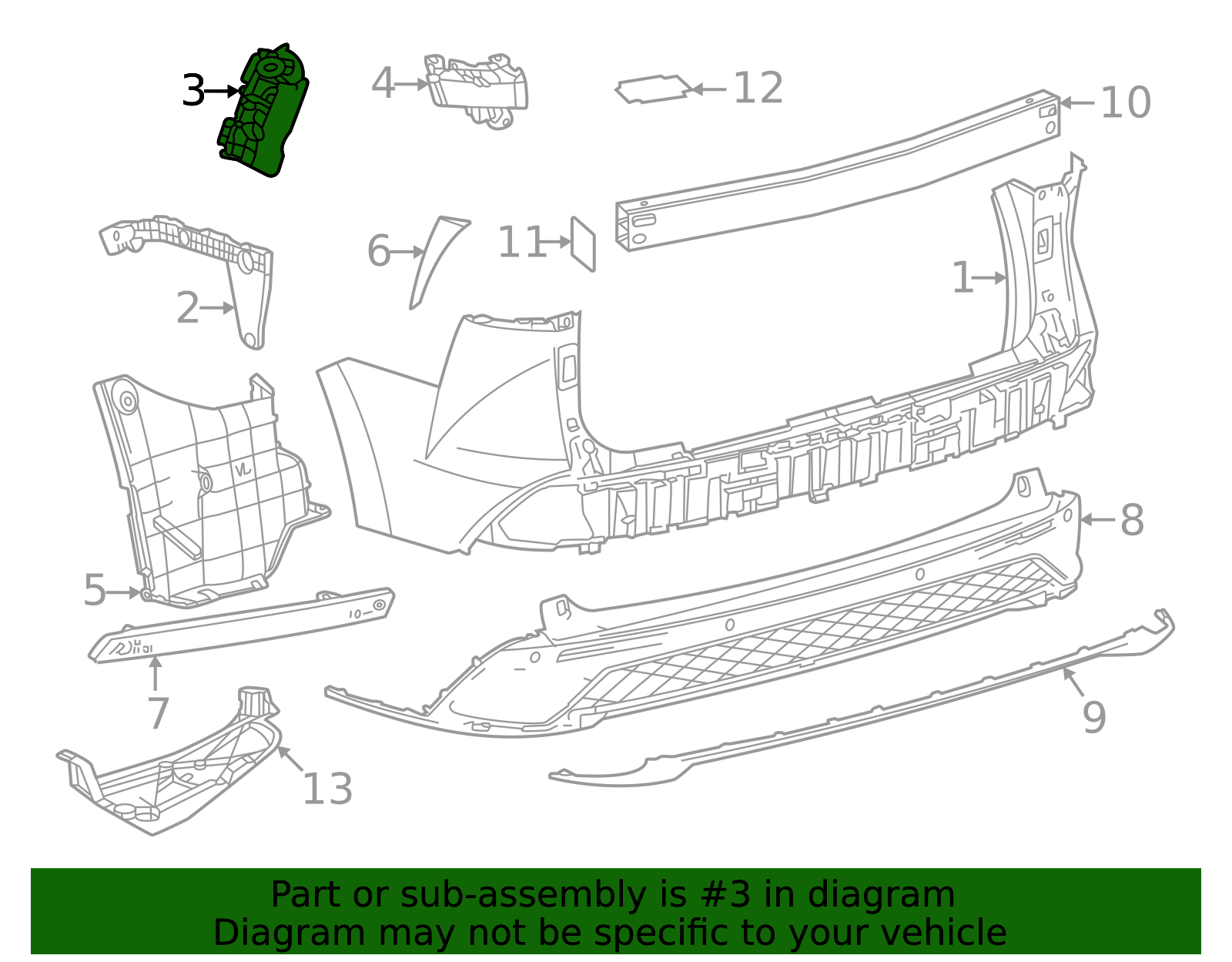 Upper Retainer 52157-08020 | OEM Parts Online