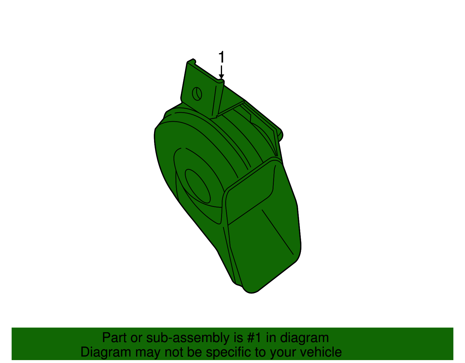 1999-2009 Volvo Low Note Horn - Driver's Side (LH) 30796393 ...