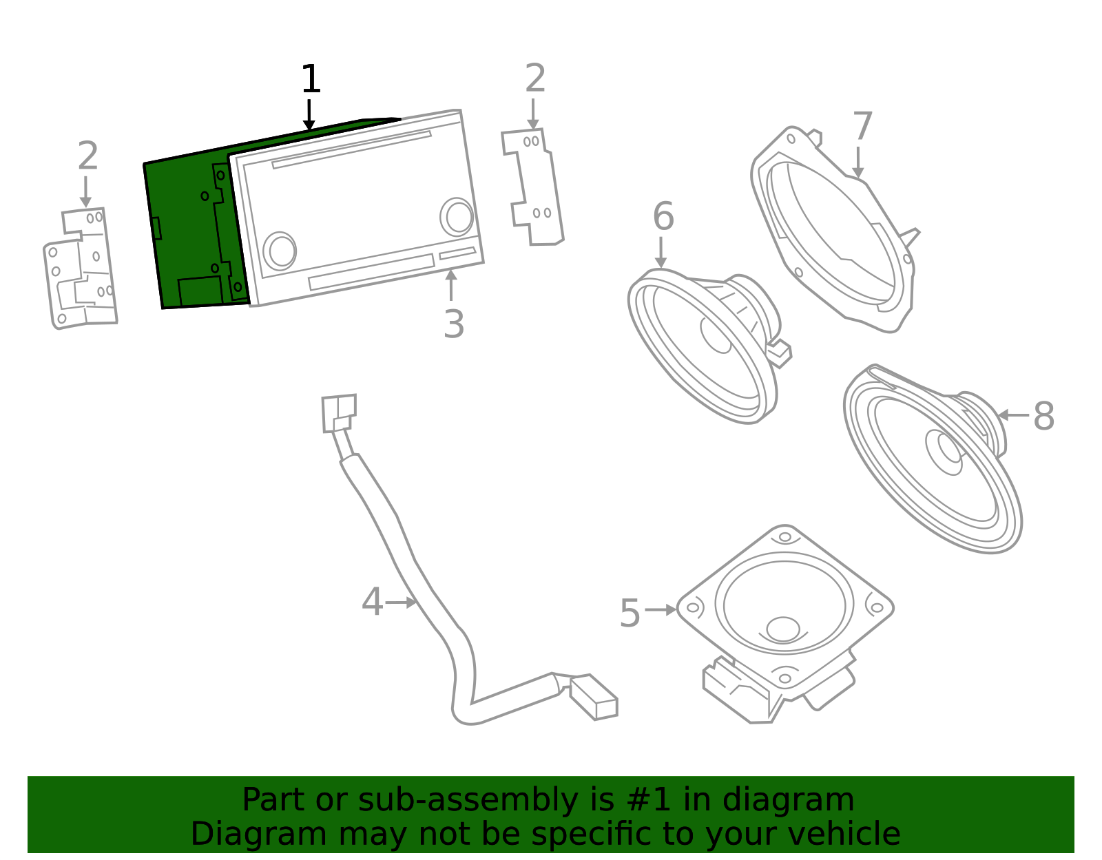 25915-9JE0E - Display System 2015-2021 Nissan | Official Nissan Parts Store