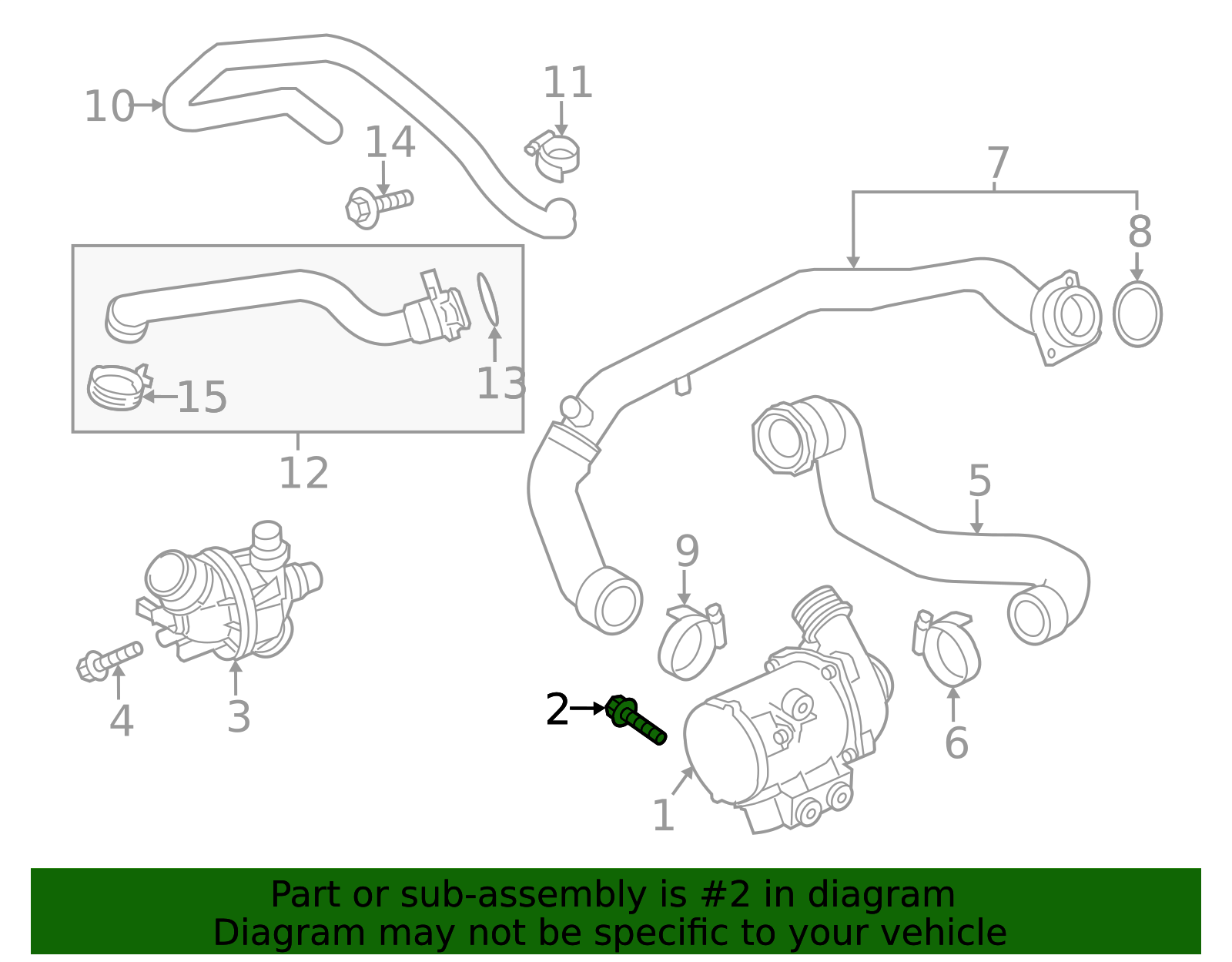 11517602124 - 2013-2018 BMW Water Pump Assembly Bolt (11-51-7-602-124 ...