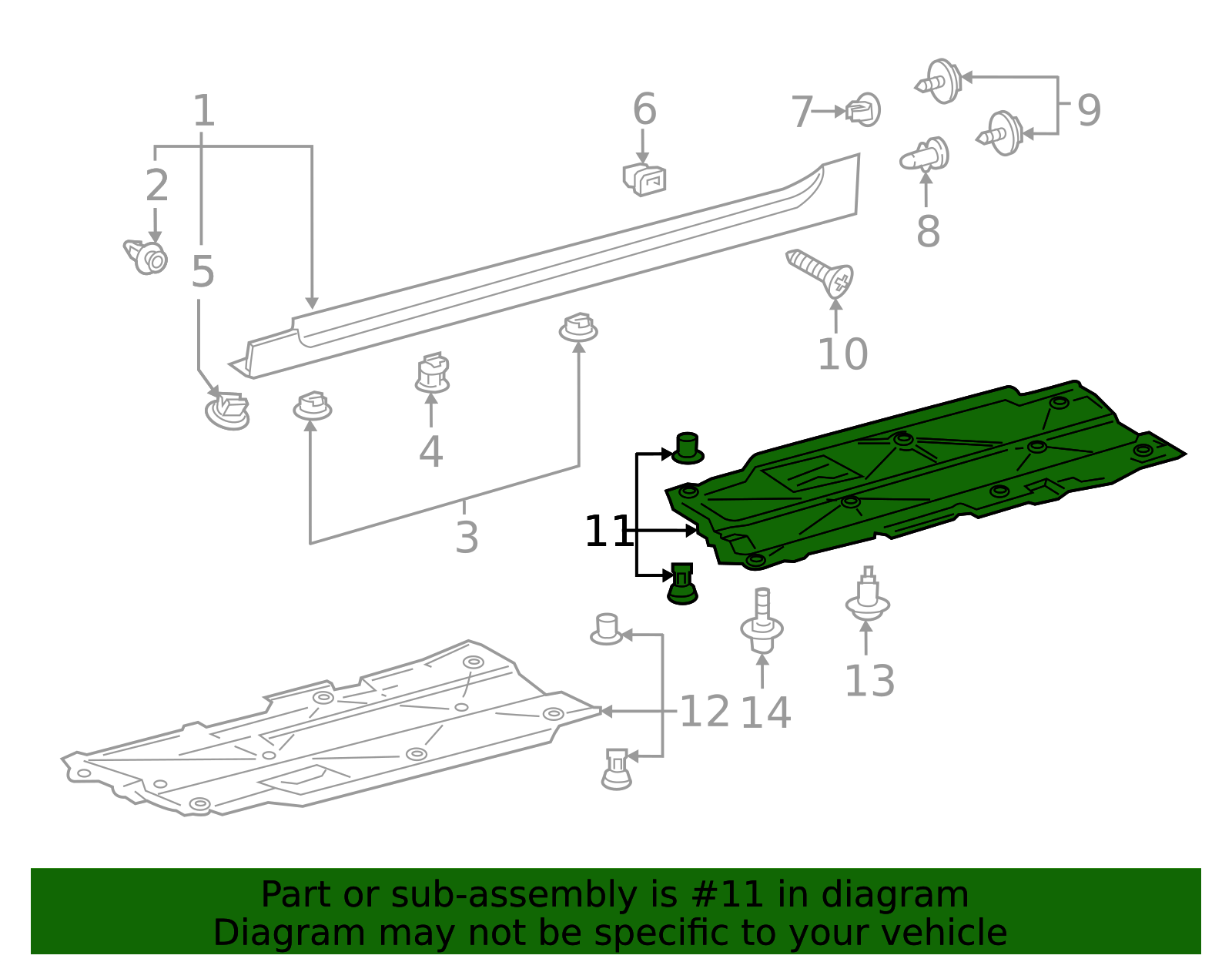 58165-47030 - High-Quality Under Cover for 2016-2018 Toyota Prius ...