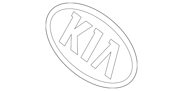 86320-1W100 - Emblem 2014-2023 Kia Rio | Kia.Parts Store