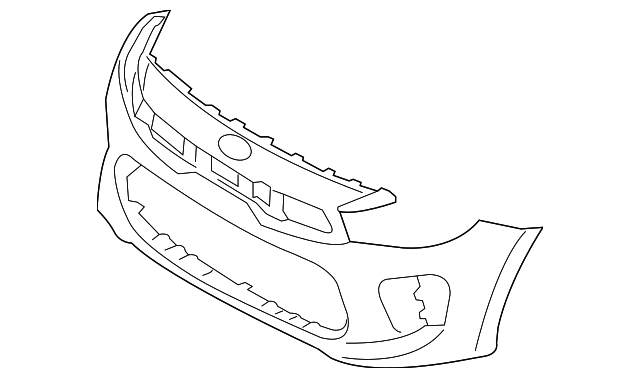 86511-H9000 - Bumper Cover 2018-2020 Kia Rio | Kia.Parts Store