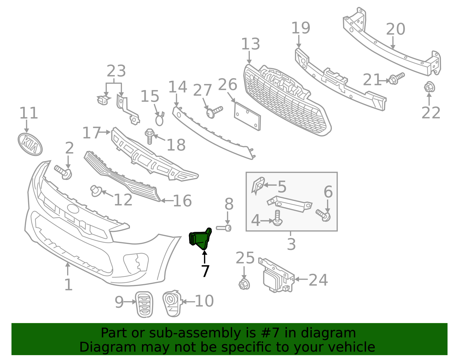 2018-2020 Kia Rio Inlet Duct 86573-H9000 | QuirkParts