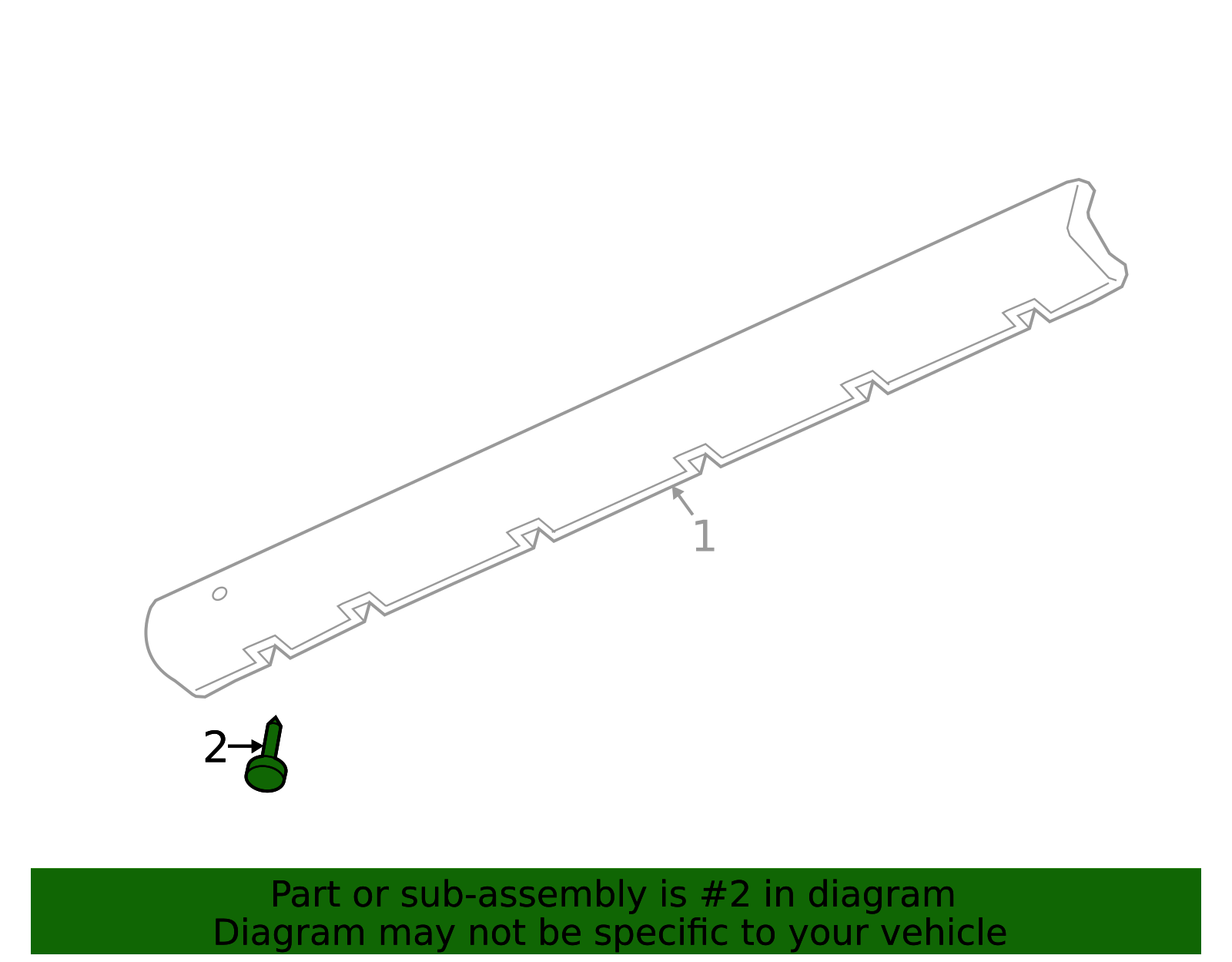 Rocker Molding Retainer 06509049AA | Mopar Parts Canada