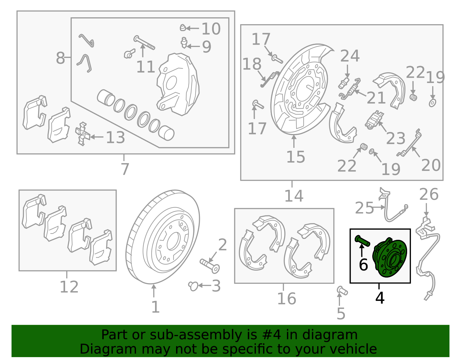 51750-J5500 - Hyundai Hub Assembly 2019-2025 Genesis G70 | Performance ...