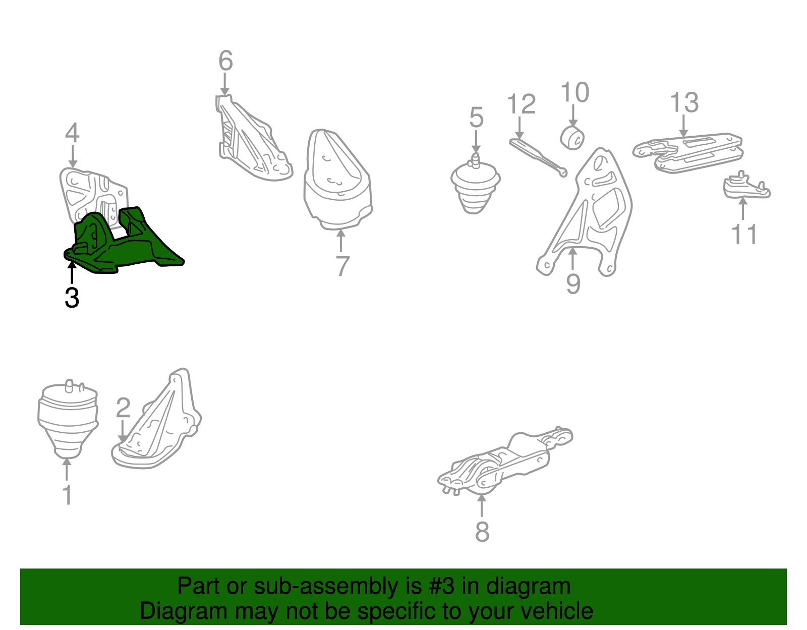 8631703 - Side Mount - 2000-2004 Volvo | Volvo OEM Parts Direct