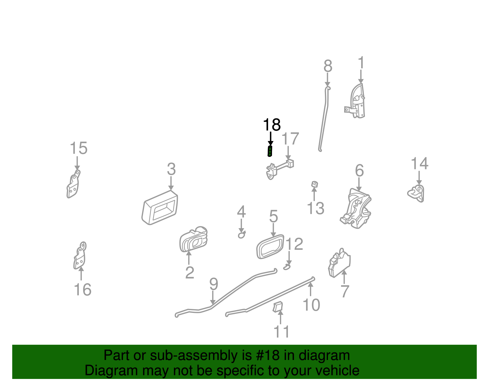 80438-D0201 - Door Check Pin 1997-2003 Infiniti QX4 | Infiniti of ...