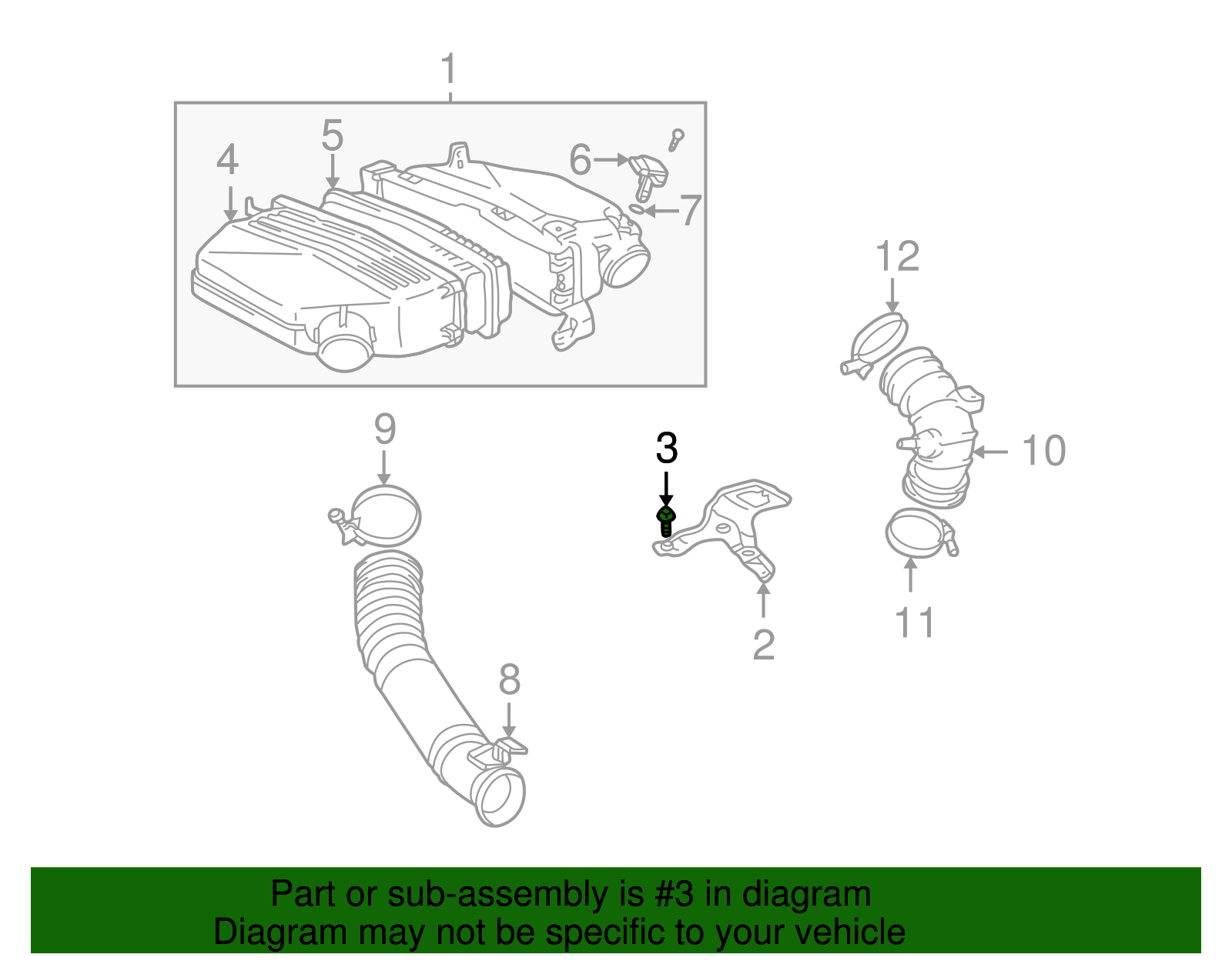 Genuine Toyota Air Filter Housing Bolt part# 90119-A0110 for 1998-2005 ...