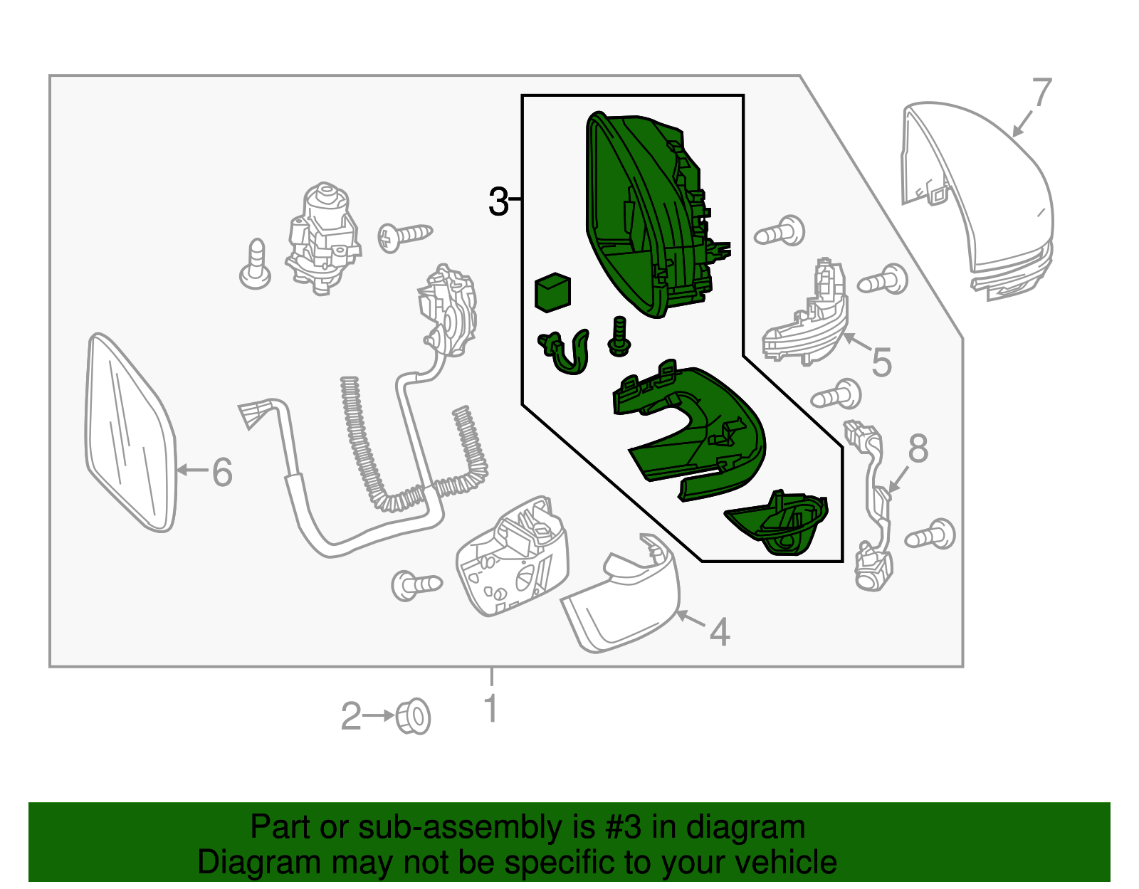76205-T5R-P21 - 2018-2020 Honda Fit - Housing Set R | Honda Car Parts ...