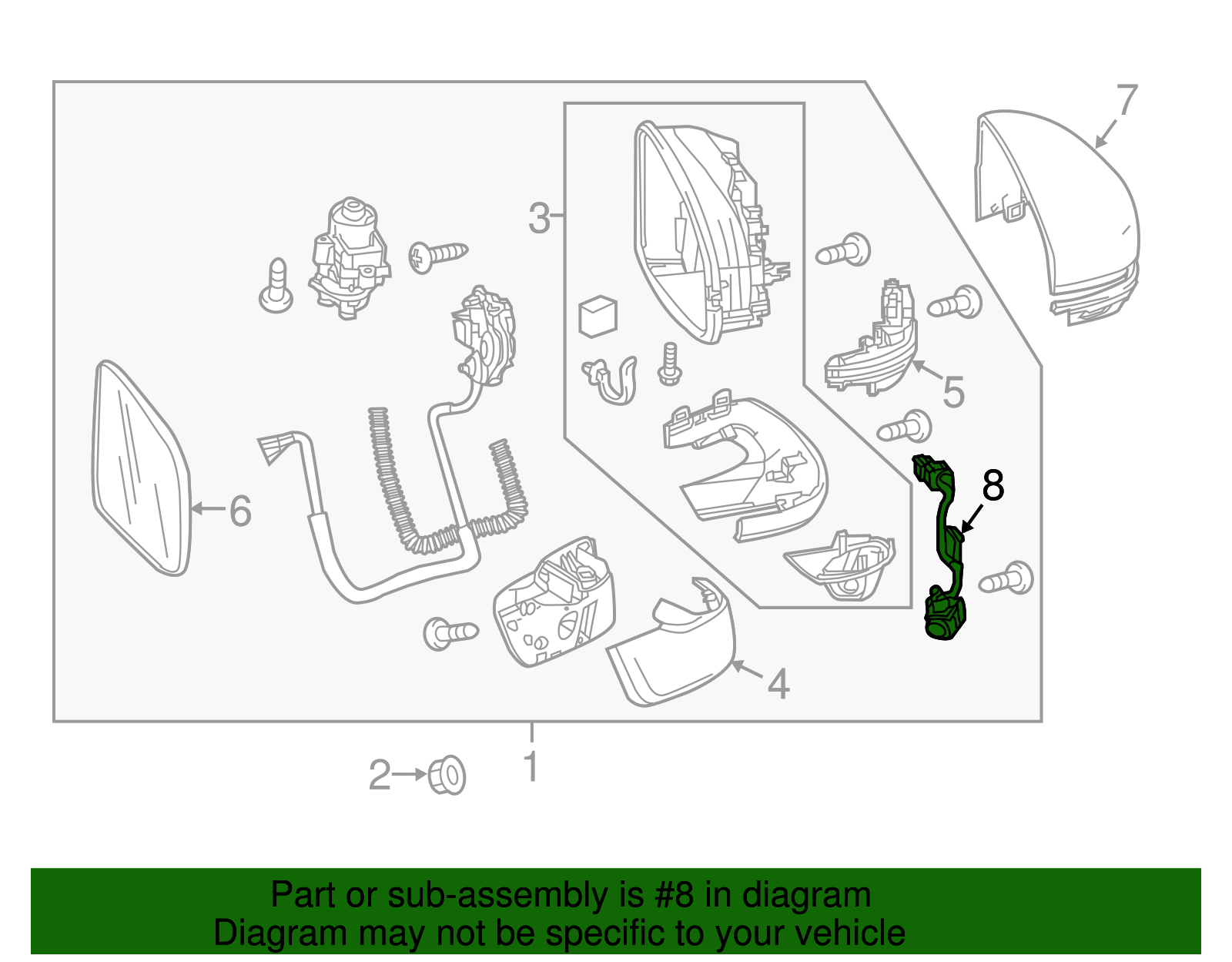 36580-T5R-A01 - 2018-2020 Honda Fit - Camera Assembly Lanewatch | Honda ...