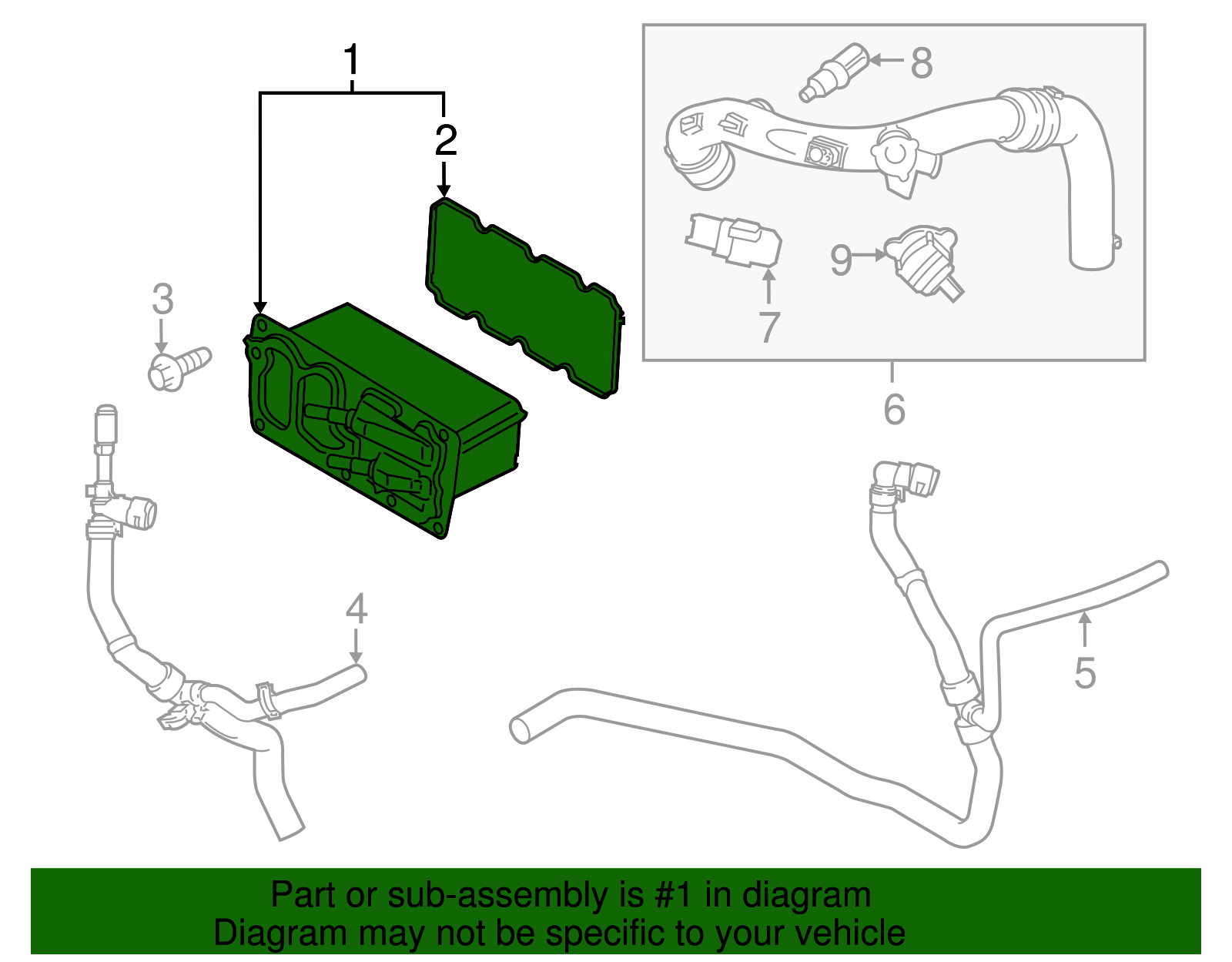 2014-2020 Ford Inter-Cooler DS7Z-6K775-A | OEM Parts Online