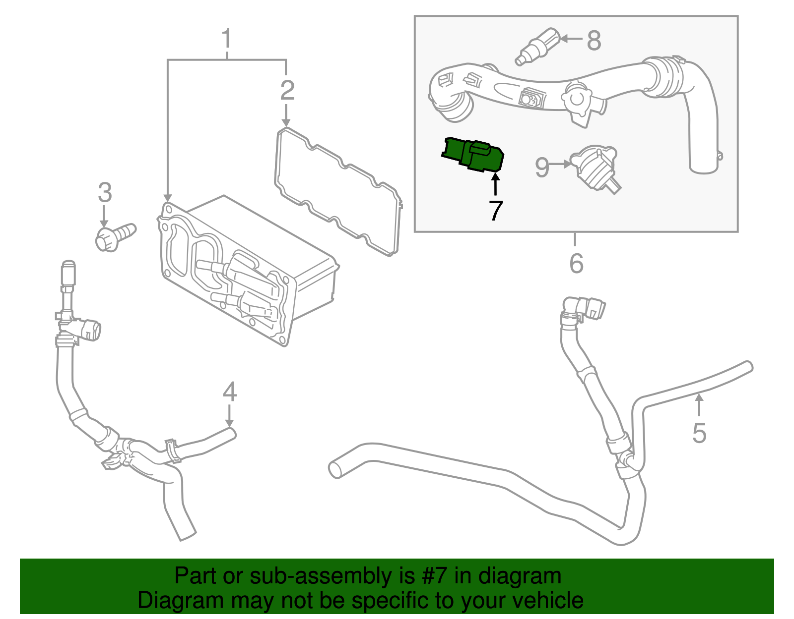 Genuine OEM Ford Part - Map Sensor DS7Z-9F479-B | Genuine OEM Ford ...