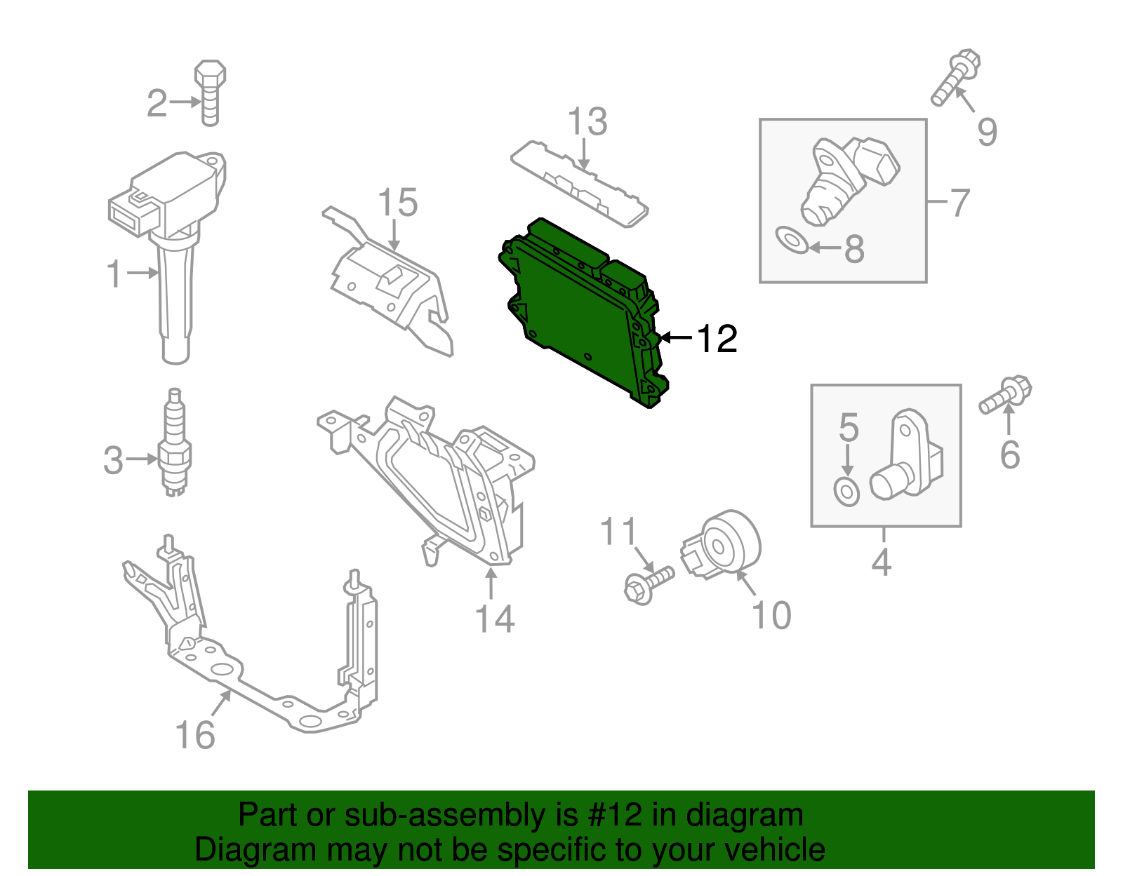 PZY6-18-881C - Module Powertrain Control | Mazda Parts Factor