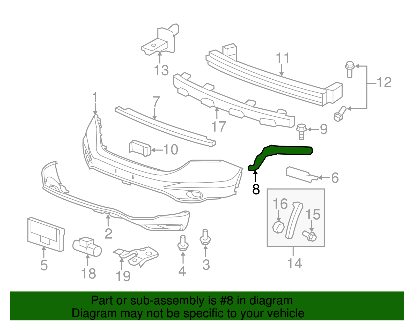71190-SWA-J00 - Outer Reinforced 2010-2011 Honda CR-V | Honda Parts Online