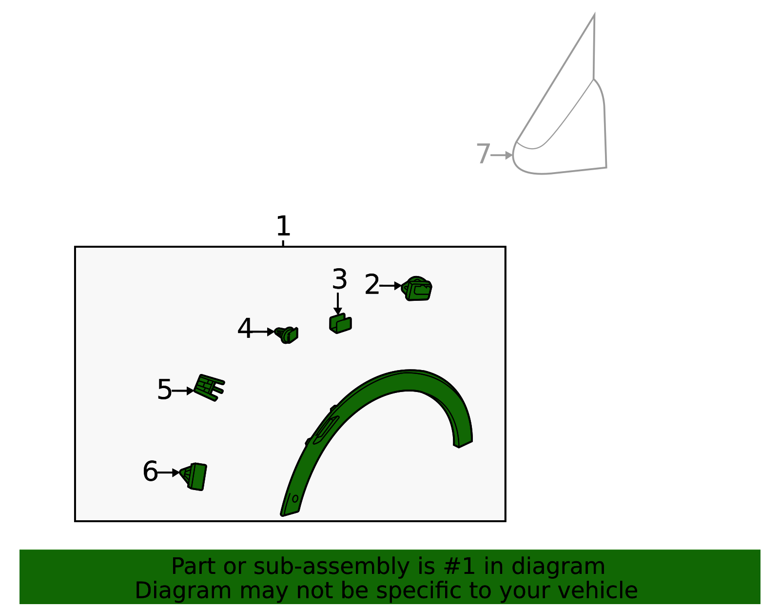 42810401 - Wheel Opening Molding | Partners Chevy