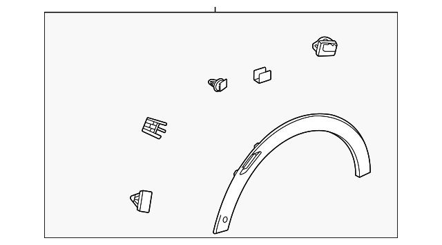 42810401 - Wheel Opening Molding | Partners Chevy