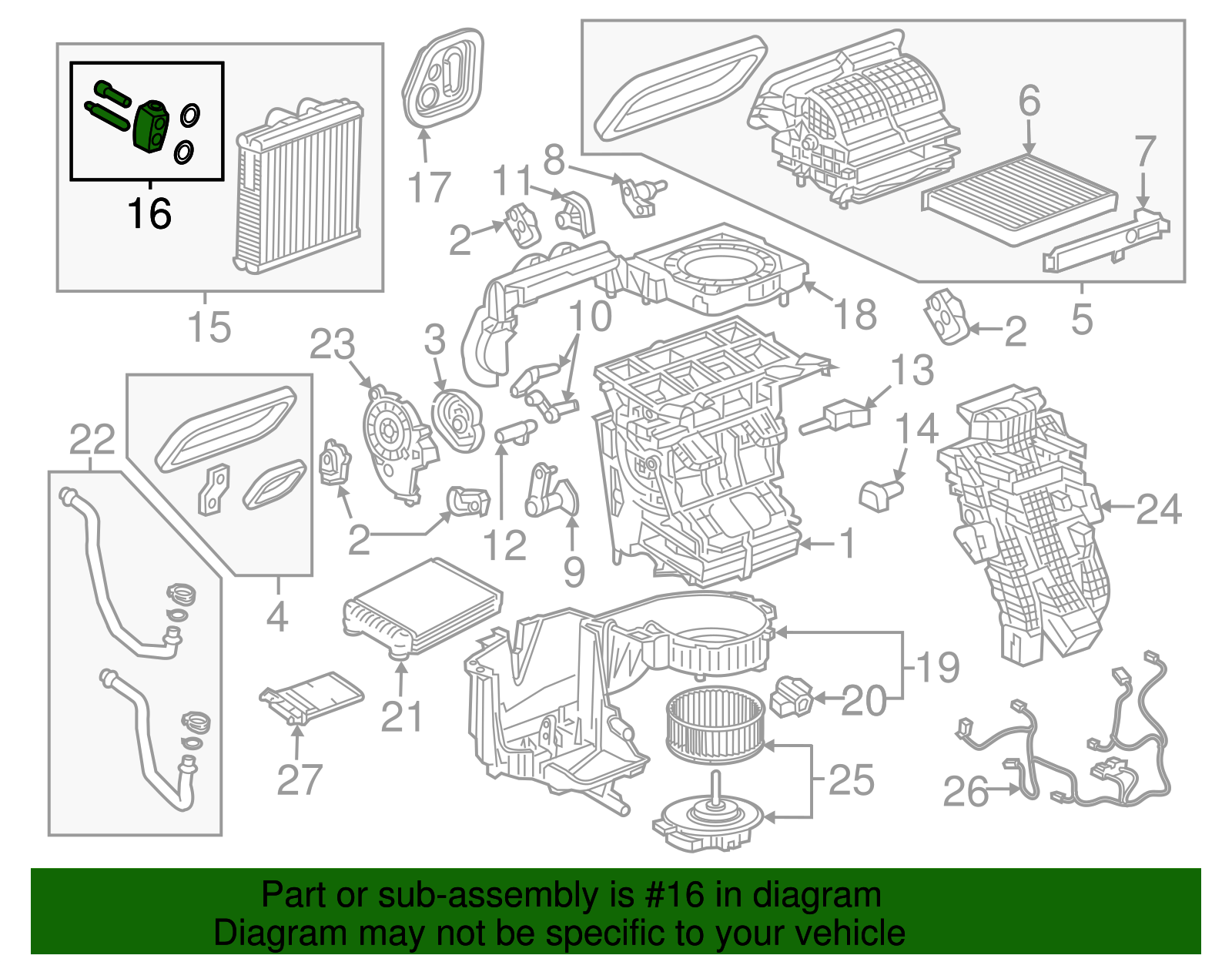 2017-2025 GM Expansion Valve 86594094 GM | GMPartsDirect.com