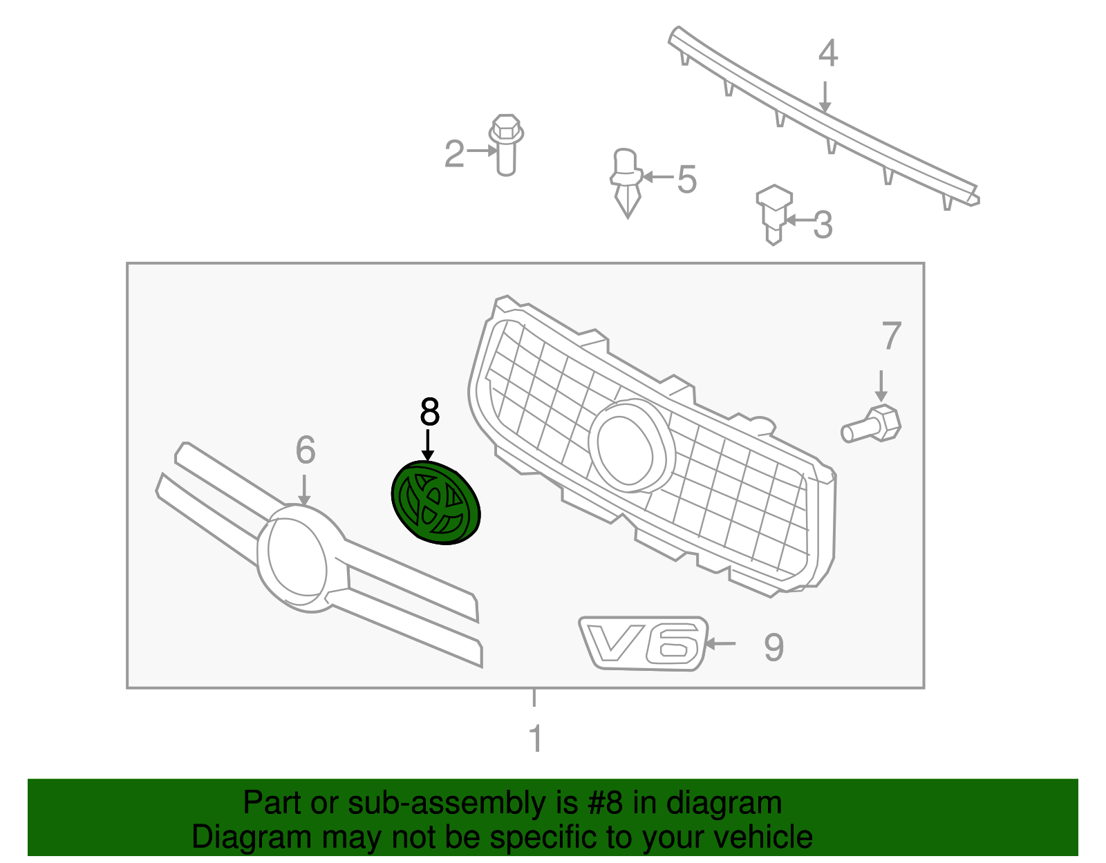 75311-42010 - 2006-2012 Toyota RAV4 - Emblem | Discount Parts Monster