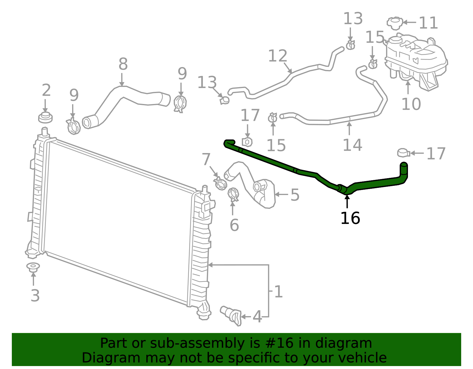 GM Parts | (85044170) - Hose | GM Parts Store