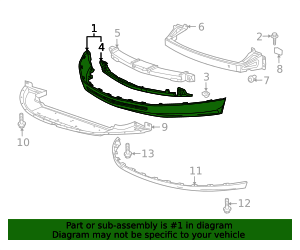 2010-2016 Cadillac SRX Front Lower Bumper Cover 22869264 GM ...