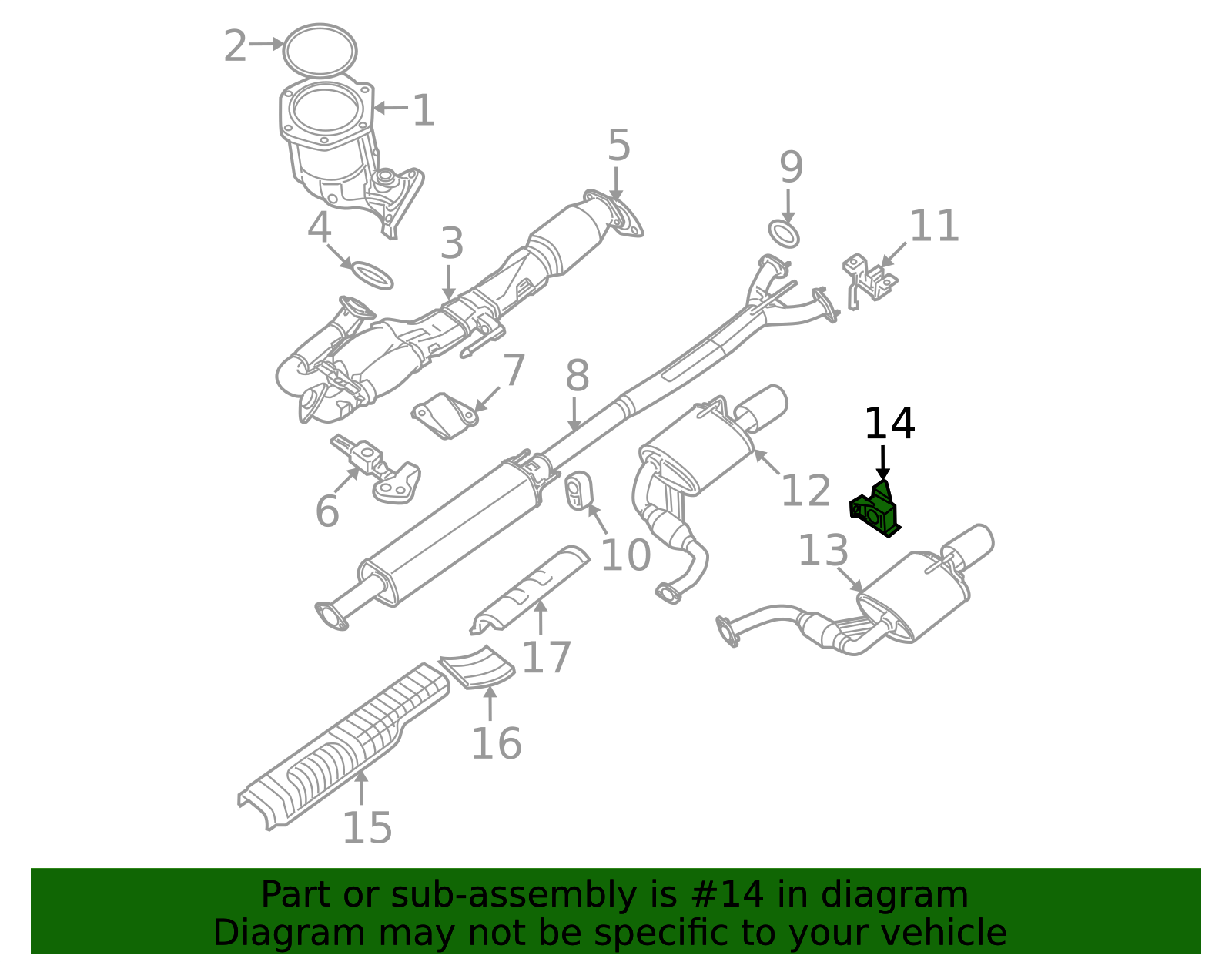 20651-JN00A - High-Quality Exhaust System Hanger for 2009-2014 Nissan ...