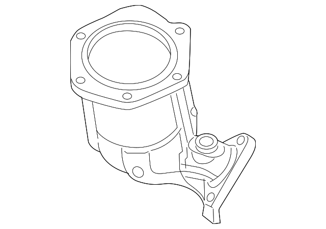 2010-2012 Nissan Maxima Catalytic Converter 208A2-9N00A | Team Nissan Inc.