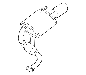 20100-ZY70A - Muffler 2011-2014 Nissan Maxima | Sullivan Brothers Nissan