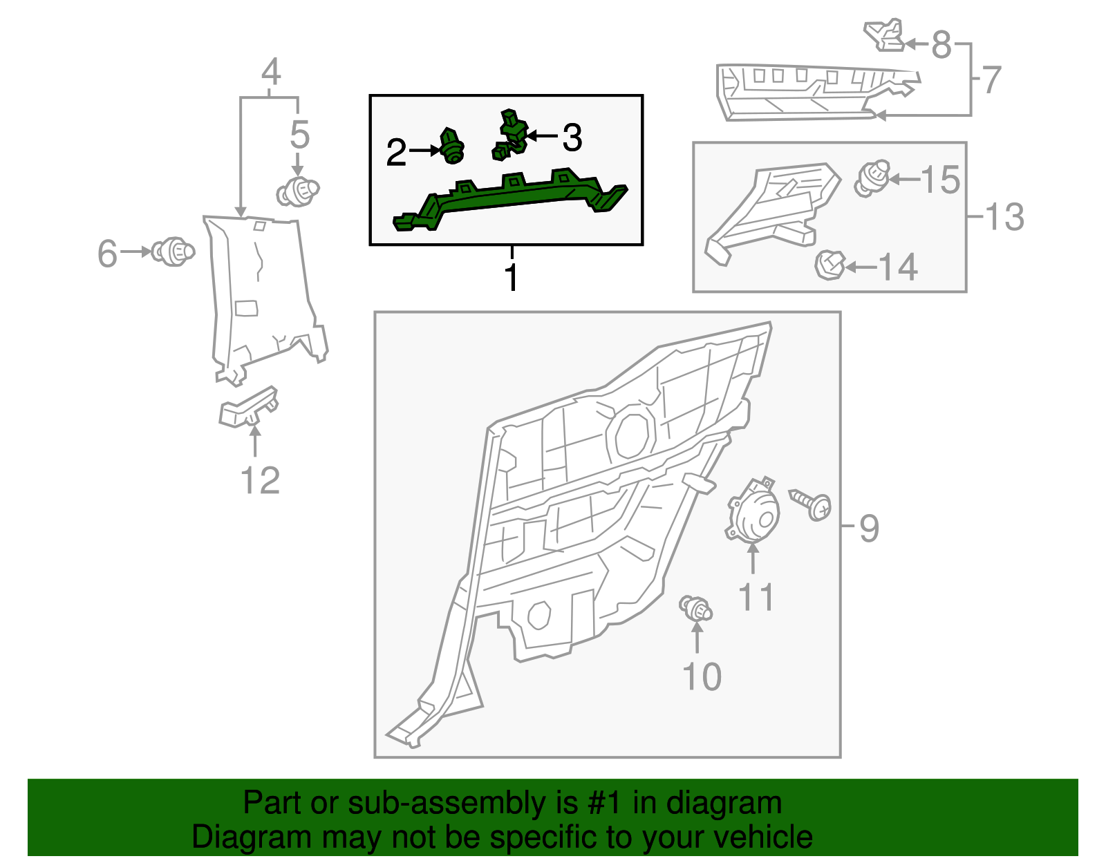 62440-11010-C4 - 2018-2024 Lexus - Roof Trim | My L Parts