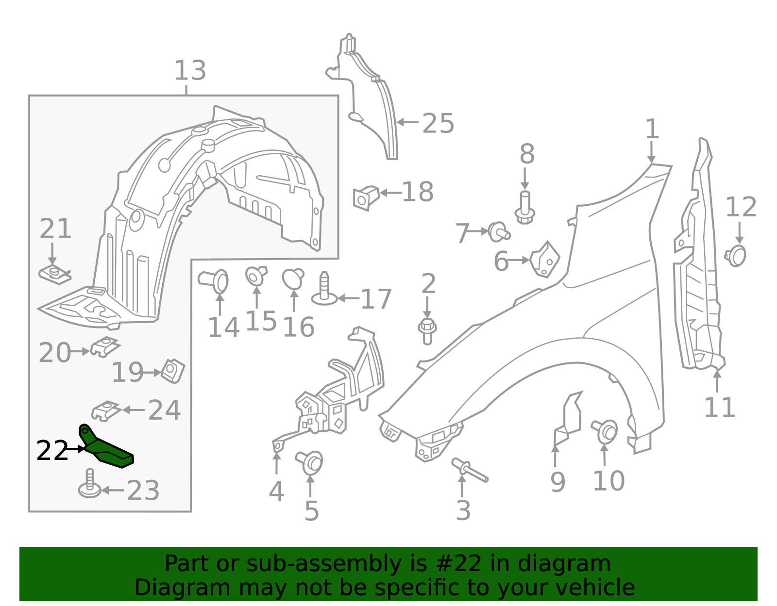 74152-TBA-A50 - Strake L Front - 2019 2020 Honda Civic | Genuine Honda ...