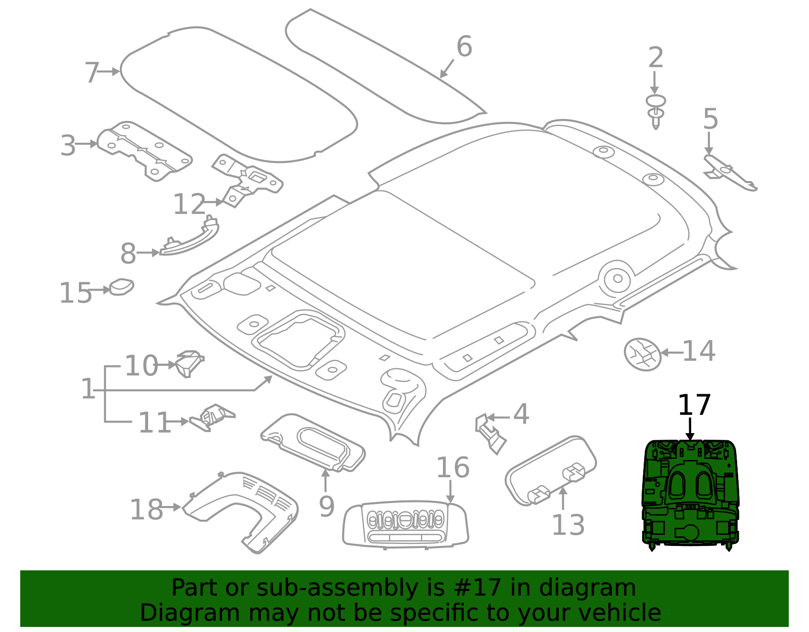 2014-2024 Mini Control Switch 61-31-5-A0F-1D9 | Mini Parts Direct