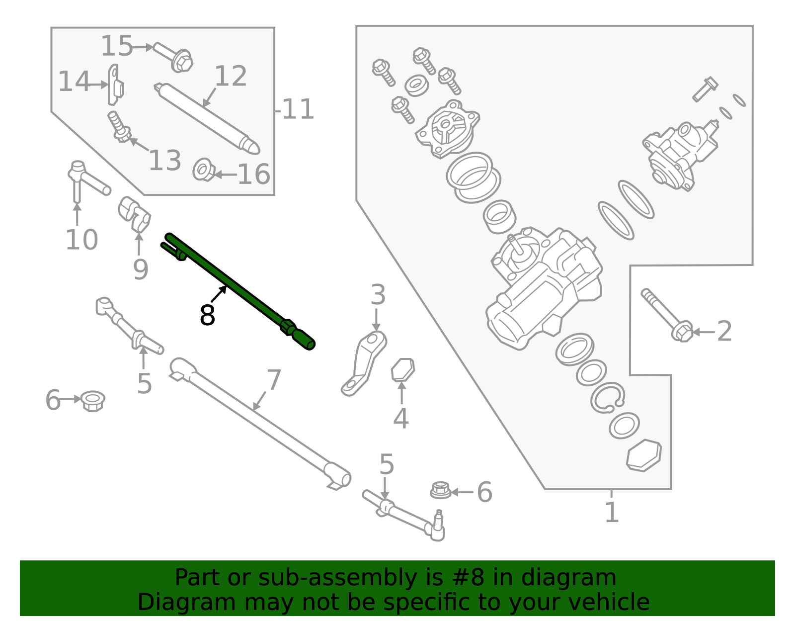2023-2026 Ford Center Link PC3Z-3304-B | OEM Parts Online