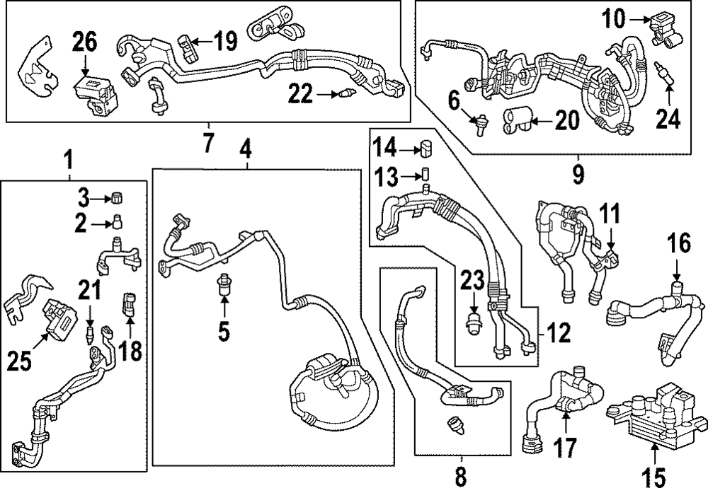 2023-2025 Cadillac LYRIQ AC Hose 85578393 GM | GMPartsDirect.com