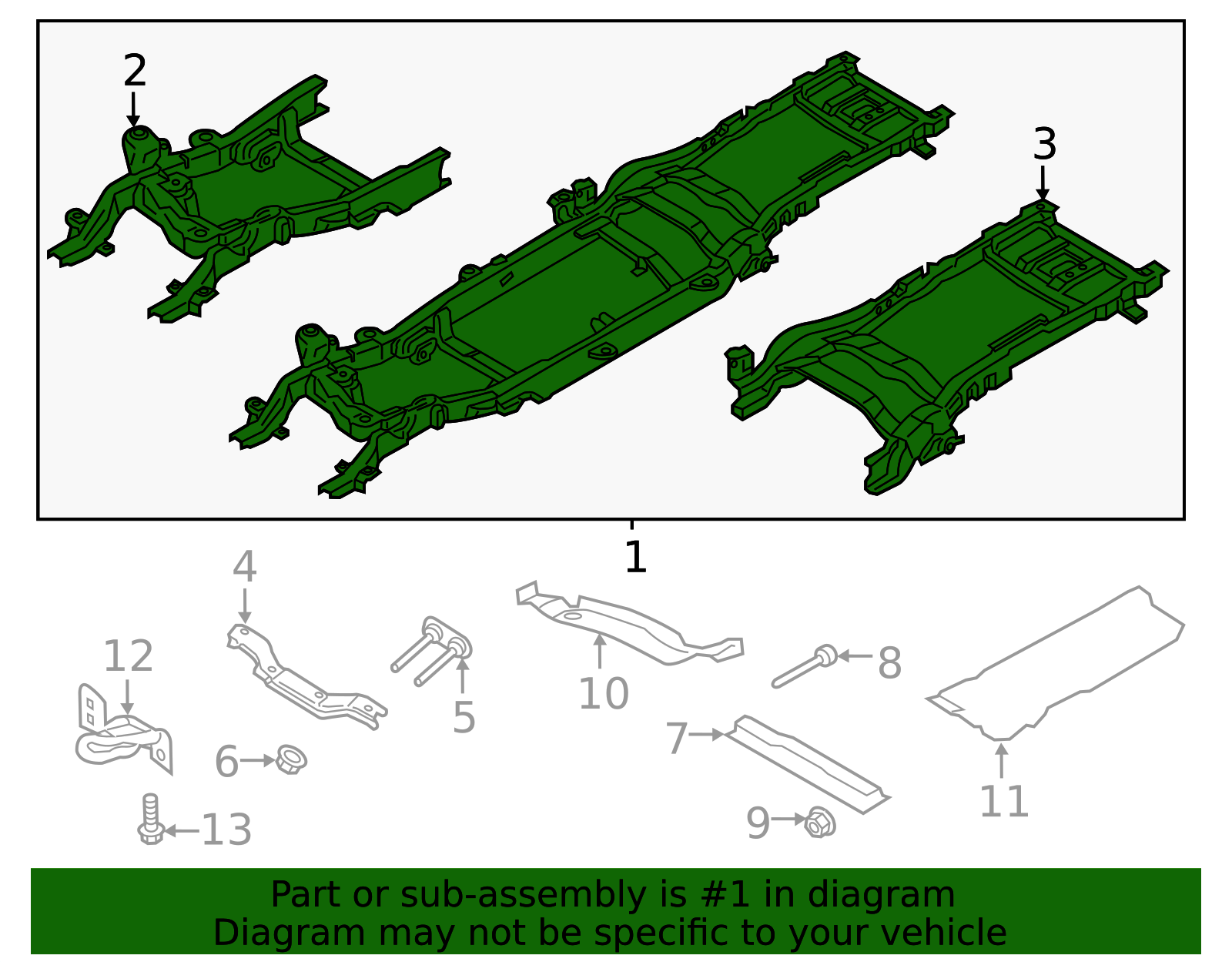 2017-2022 Ford Frame Rail NC3Z-5005-J | QuirkParts