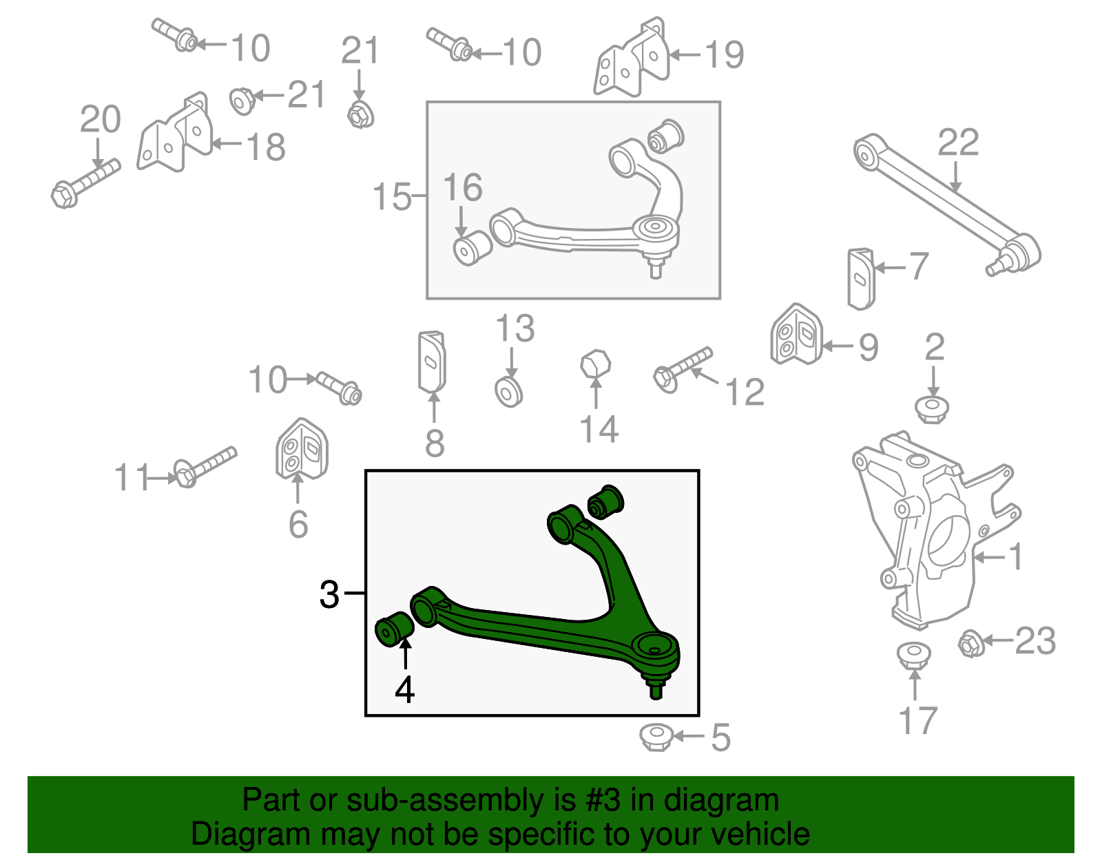 420-505-311-D - Lower Control Arm 2010-2015 Audi R8 | Audi OEM Parts Guy