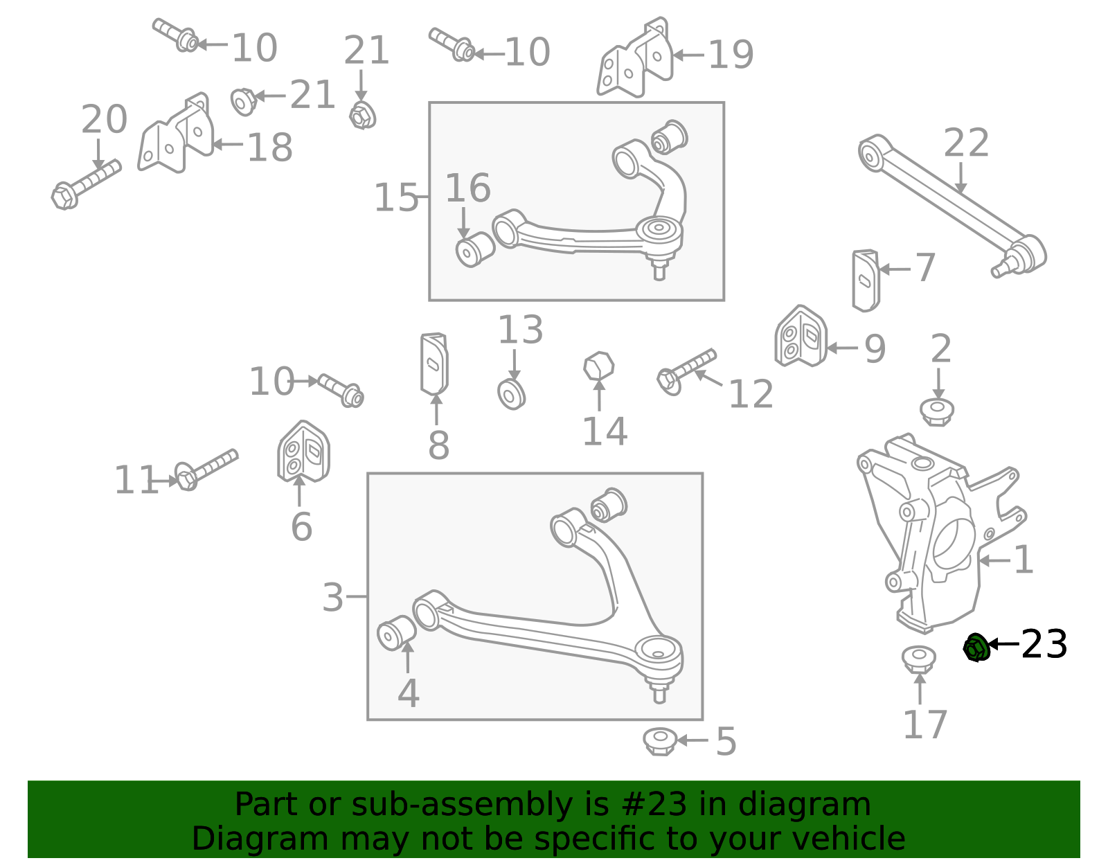 2008-2015 Audi Rear Lower Control Arm Lock Nut N-908-484-04 | Genuine ...